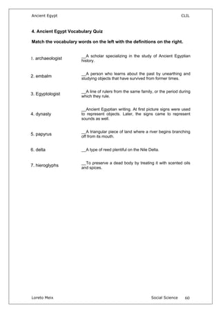 Act. ancient egypt | PDF