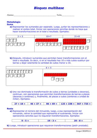 Act bloques multibase | PDF