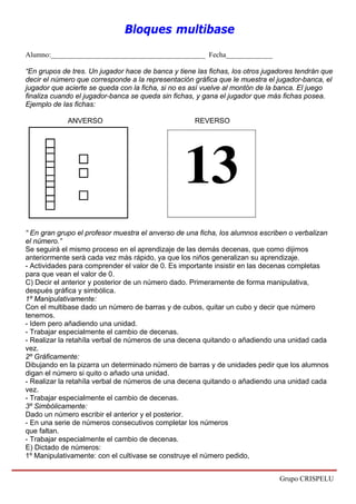 Act bloques multibase | PDF