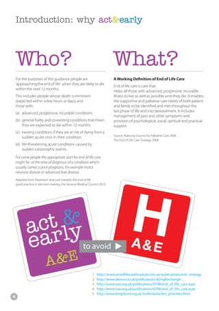 Act early to avoid A&E | PDF