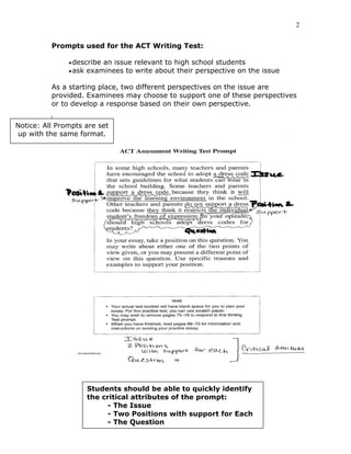 Act Writing Prompts Utica | PPT