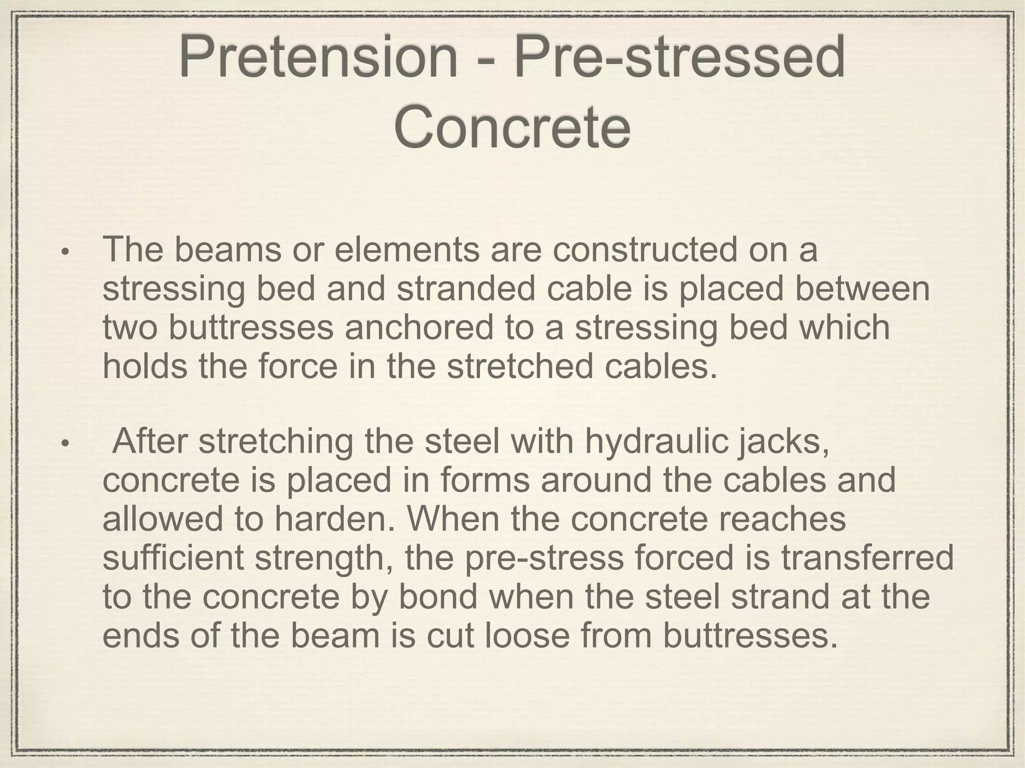 Prestressed Concrete | PPTX