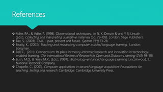Act 1.11 From Computer Assisted Language Learning (CALL) to Mobile ...