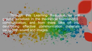 visual and aural communication | PPT