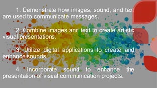 visual and aural communication | PPT
