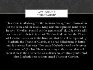 Act 1-3 analysis | PPTX