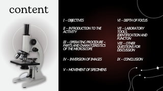 Basic Tools in Microbiology (Microscopy) | PPT