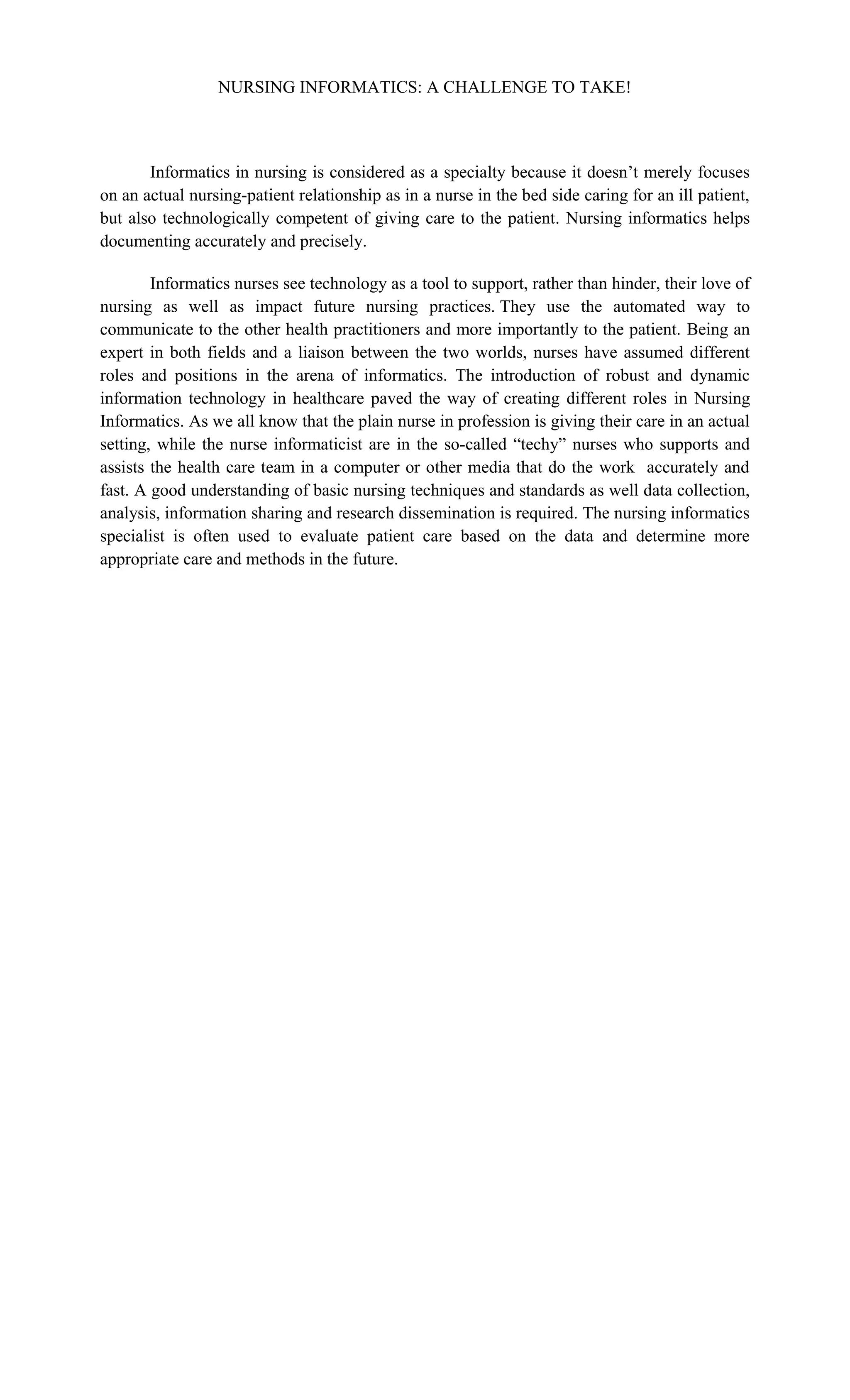 Act1kirrstinemarjerrysoreño.doc | Healthcare Industry | Industries