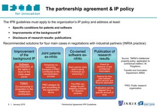 FITT Toolbox: Partnership Agreement IPR Guidelines | PDF | Business ...