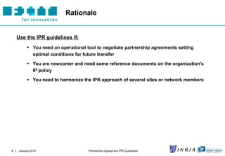 FITT Toolbox: Partnership Agreement IPR Guidelines | PDF | Business ...
