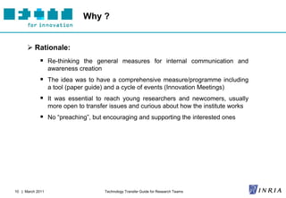 FITT Toolbox: Technology Transfer Guide for Research Teams | PDF