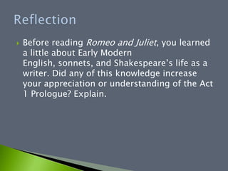 Act 1 prologue gt | PPTX | Poetry | Books and Literature