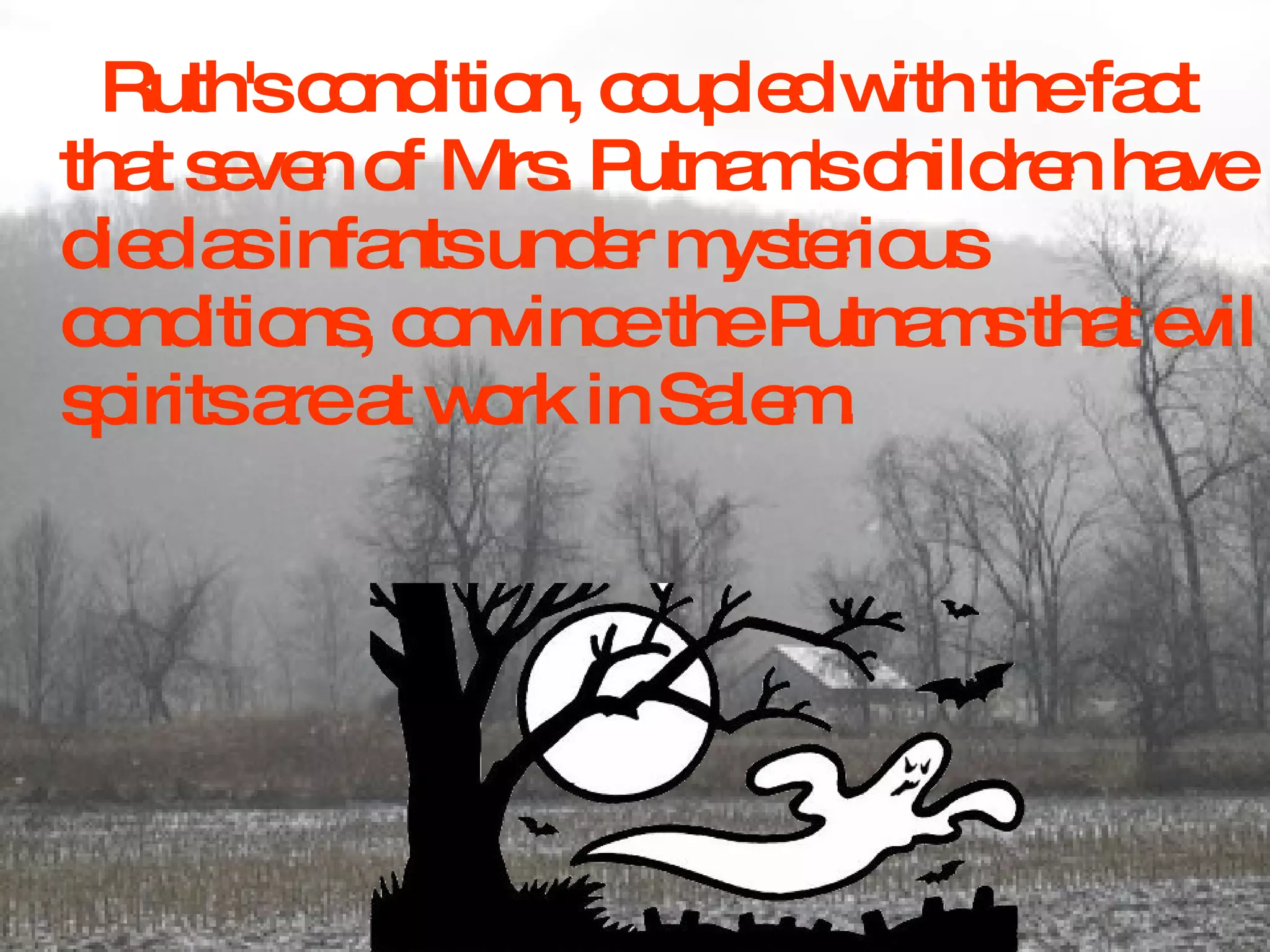 The Crucible Act 1 Scene 1 | PPT