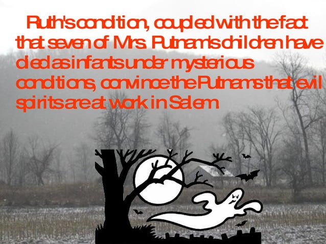 The Crucible Act 1 Scene 1 | PPT