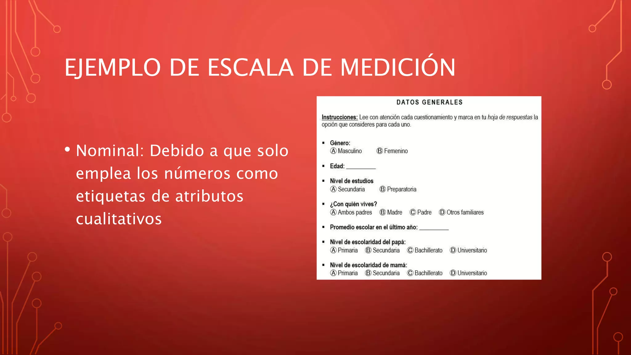 Tipos de escalas de medida | PPT