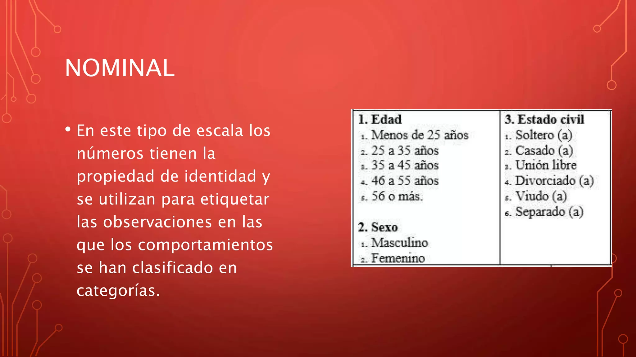 Tipos de escalas de medida | PPT