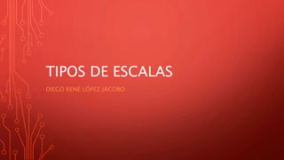 Tipos de escalas de medida | PPTX