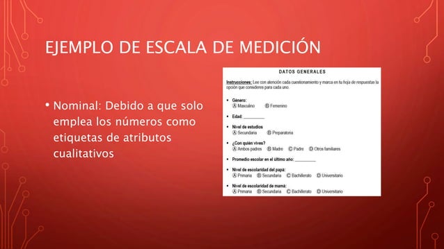 Tipos de escalas de medida
