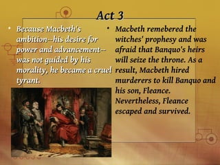Macbeth Act 3 | PPT