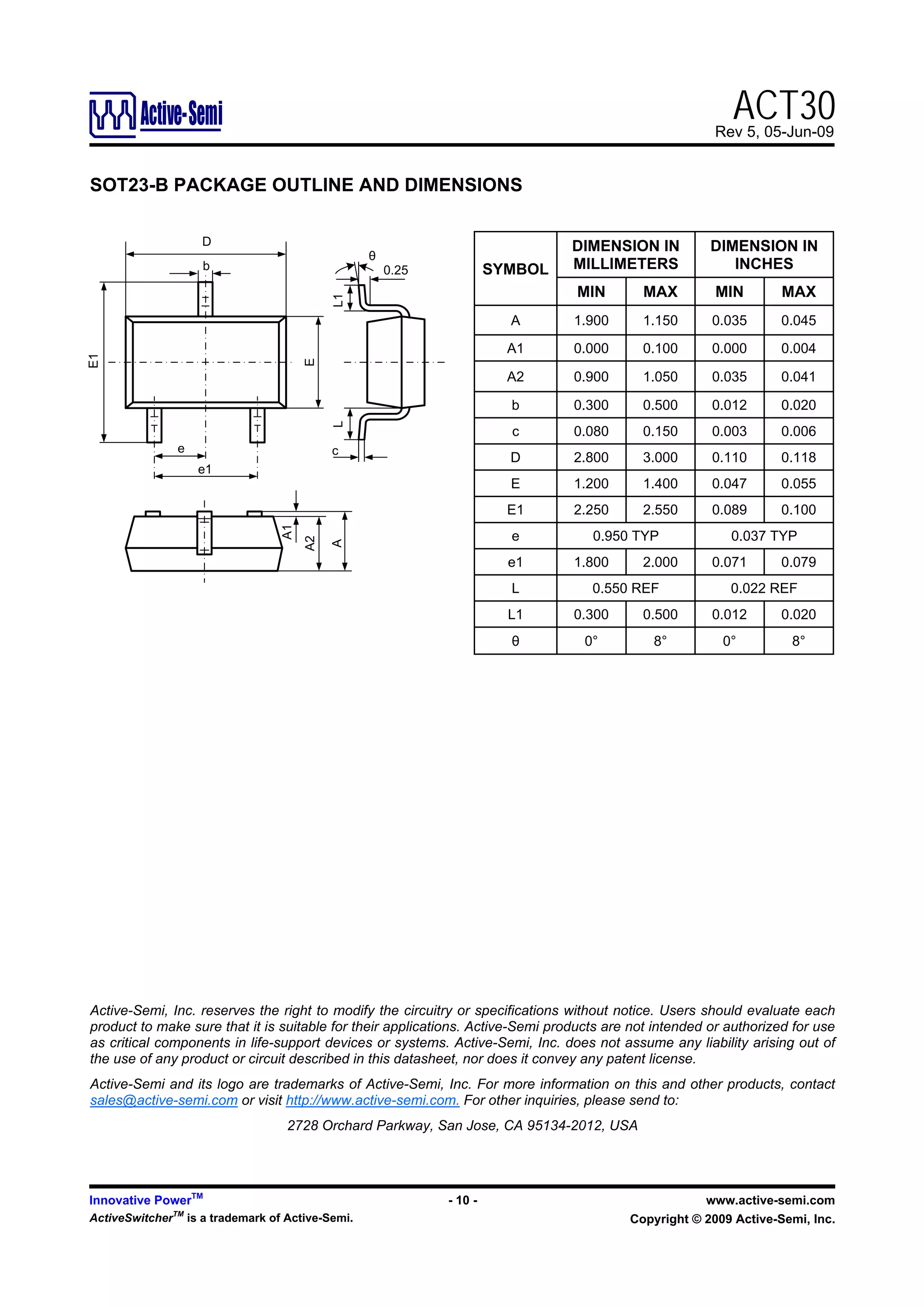 Original High Performance Off-Line Controller IC ACT30 CT30 30 New Active-Semi | PDF