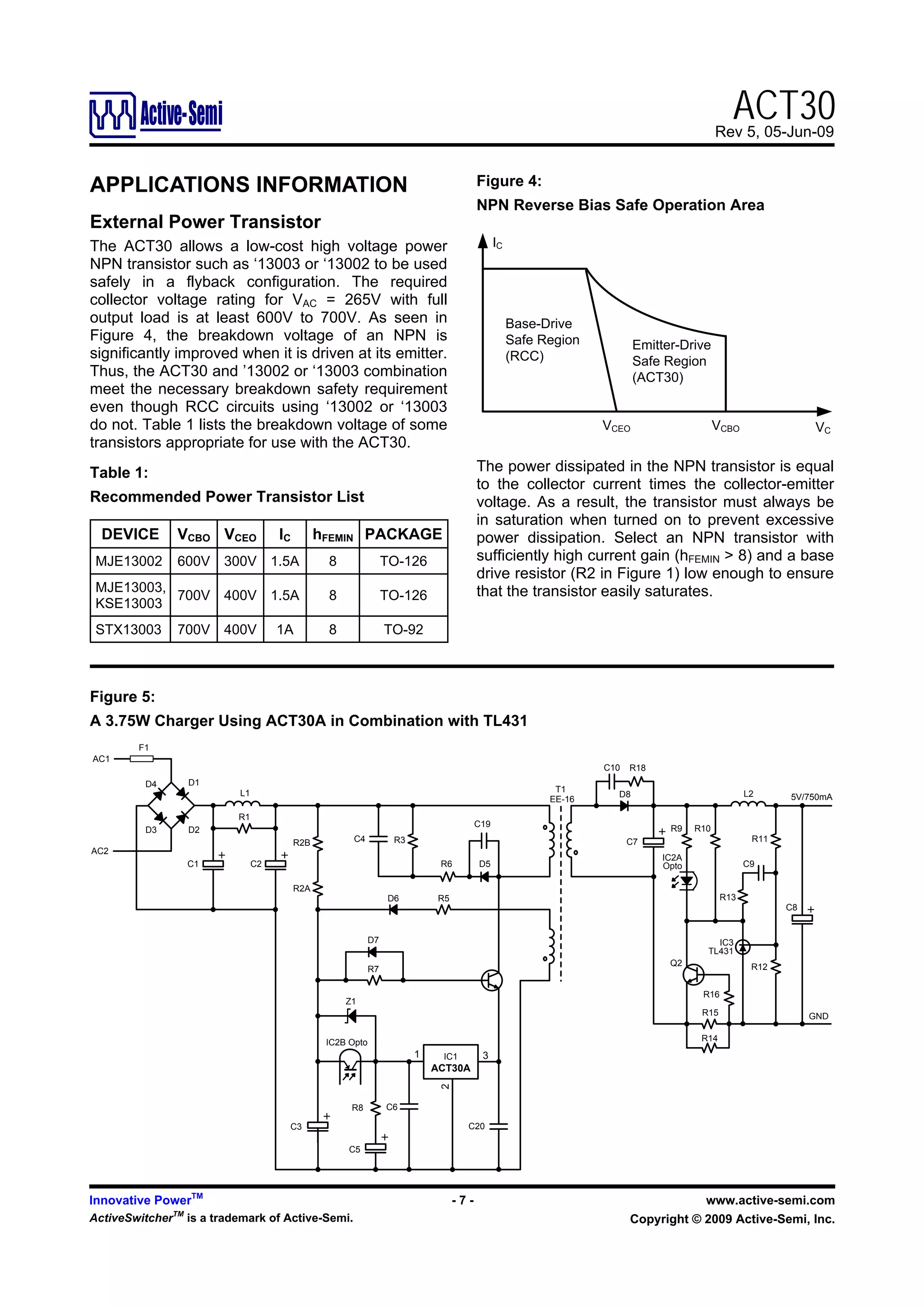 Original High Performance Off-Line Controller IC ACT30 CT30 30 New Active-Semi | PDF