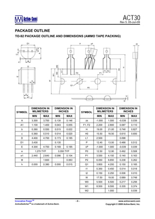 Original High Performance Off-Line Controller IC ACT30 CT30 30 New ...