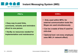 FITT Toolbox: Tools for Internal Collaboration | PDF