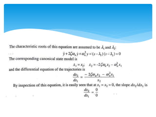 SINGULAR POINT IN NON-LINEAR SYSTEM | PPTX