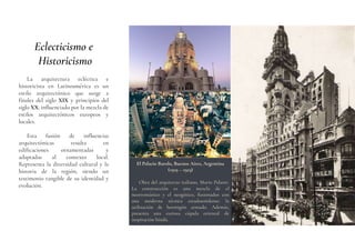 Arquitectura Ecléctica e Historicista en Latinoamérica | PDF