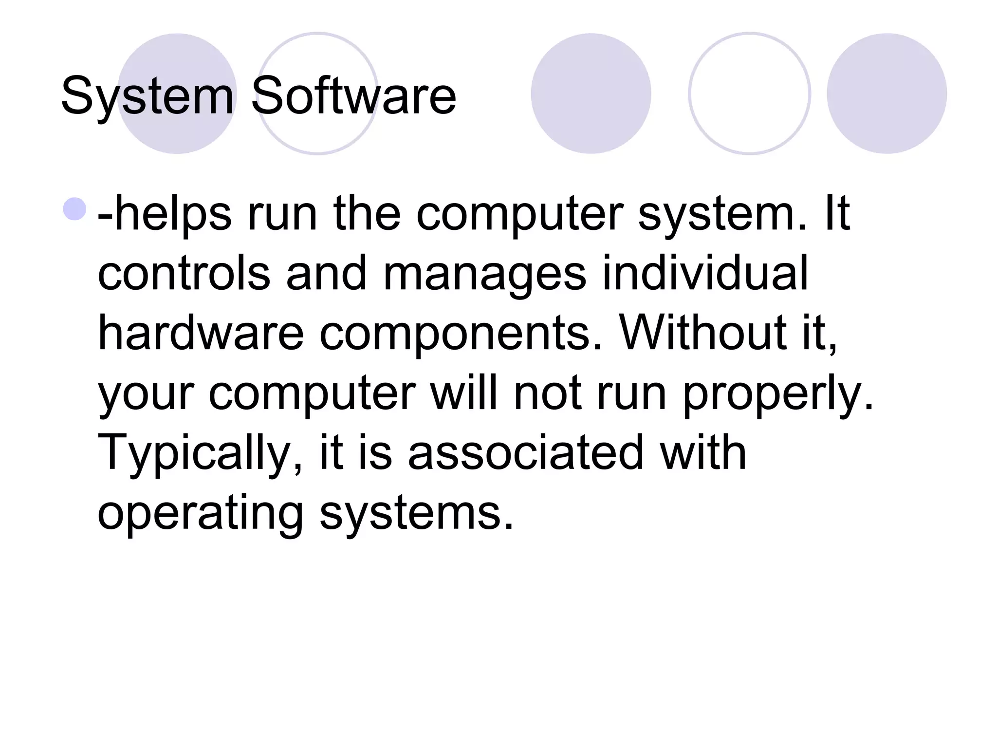 Types of Software | PPT