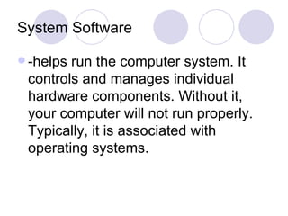 Types of Software | PPT