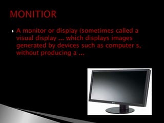 5 parts of a computer | PPT