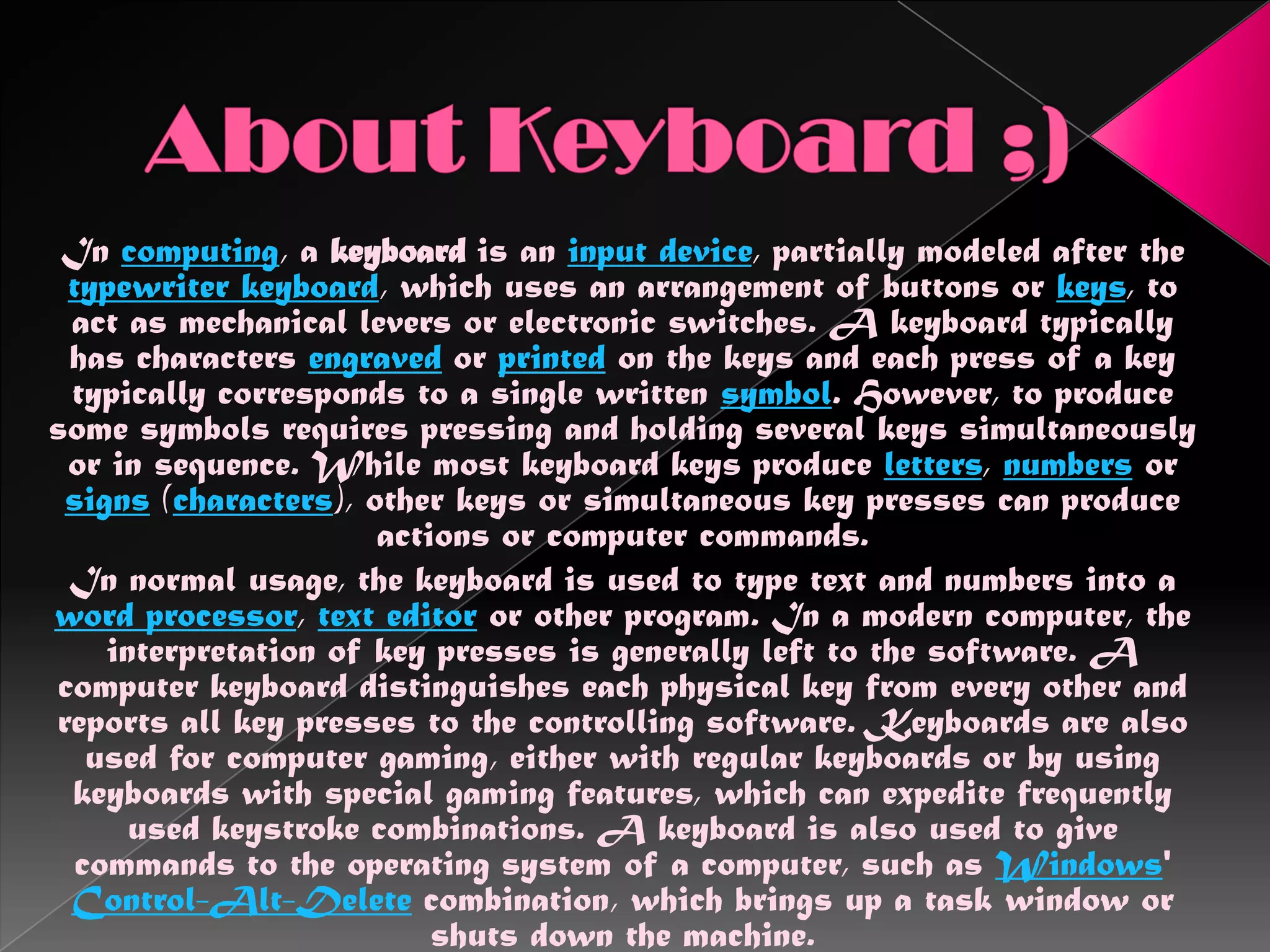 Parts Of A Computer ;)) | PPTX