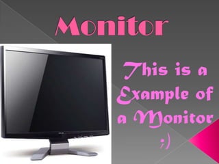 Parts Of A Computer ;)) | PPT