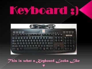 Parts Of A Computer ;)) | PPT