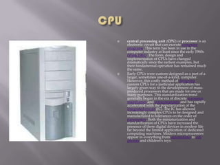 Computer Hardware | PPT