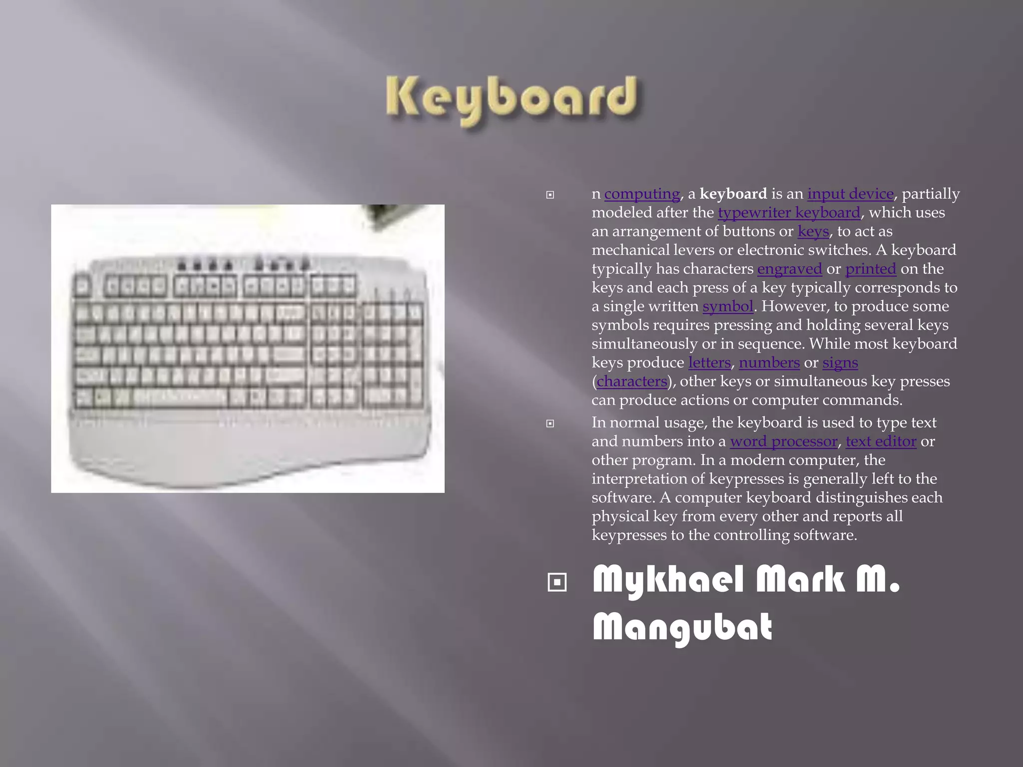 Computer Hardware | PPTX