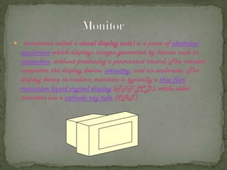 Parts of a COmputer | PPT