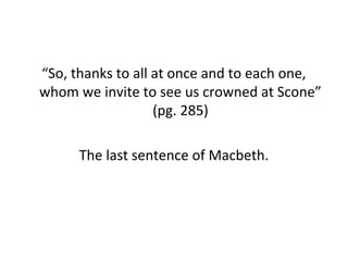 Act 5 of macbeth | PPT