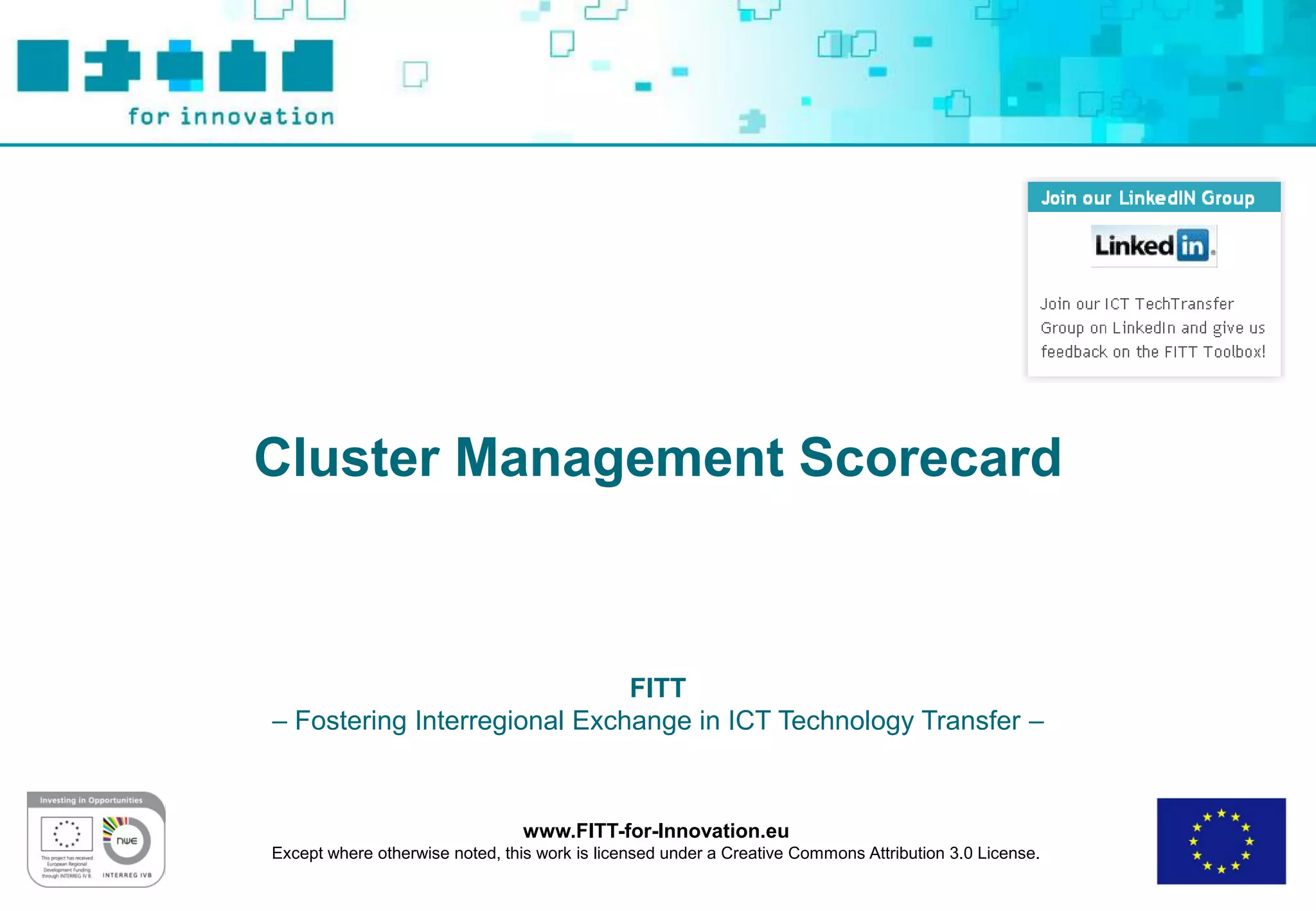 FITT Toolbox: Cluster Management Scorecard | PDF | Computer Software ...