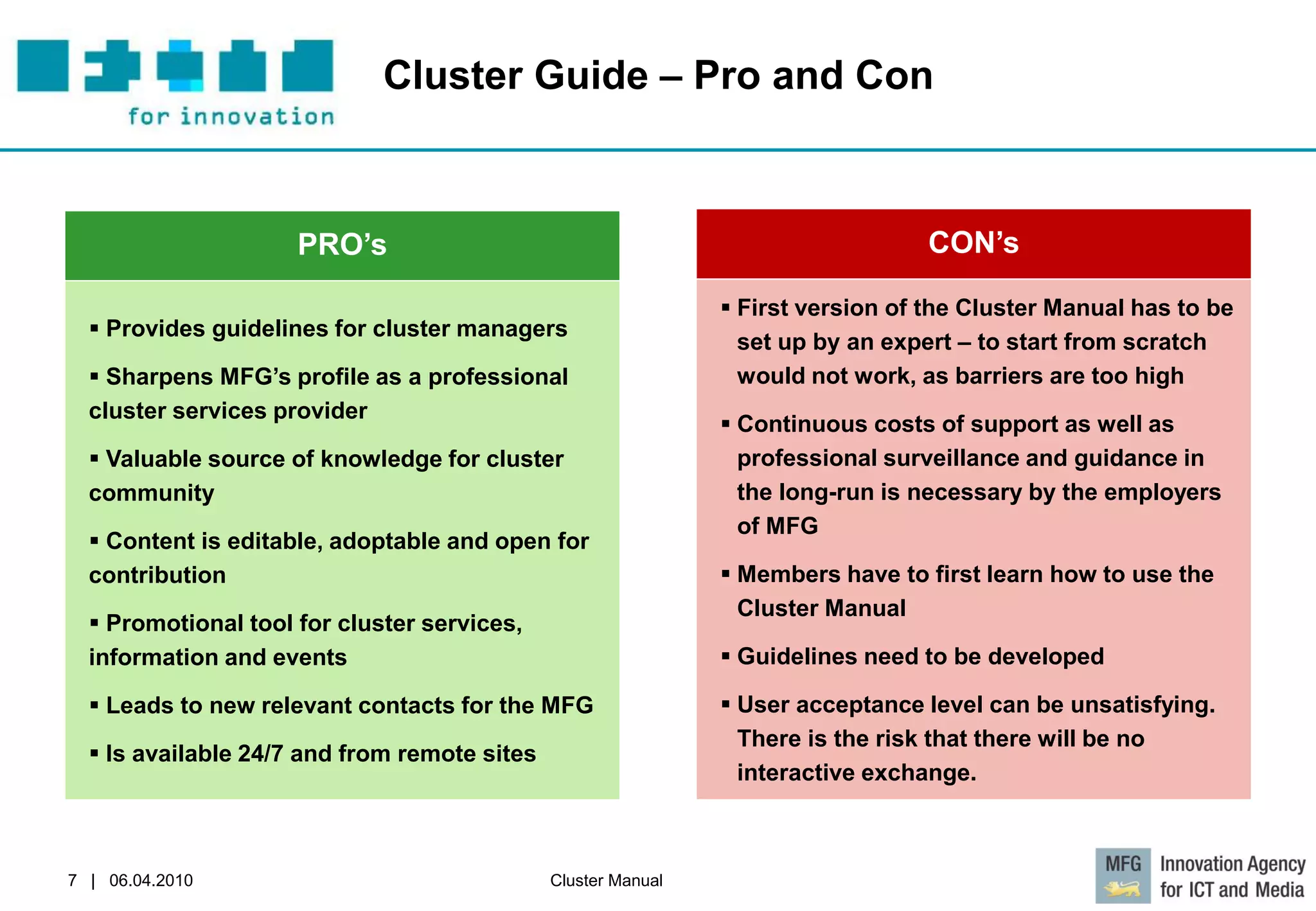 FITT Toolbox: Cluster Manual | PDF
