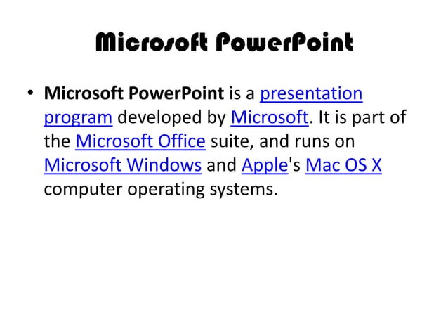 Computer software | PPTX
