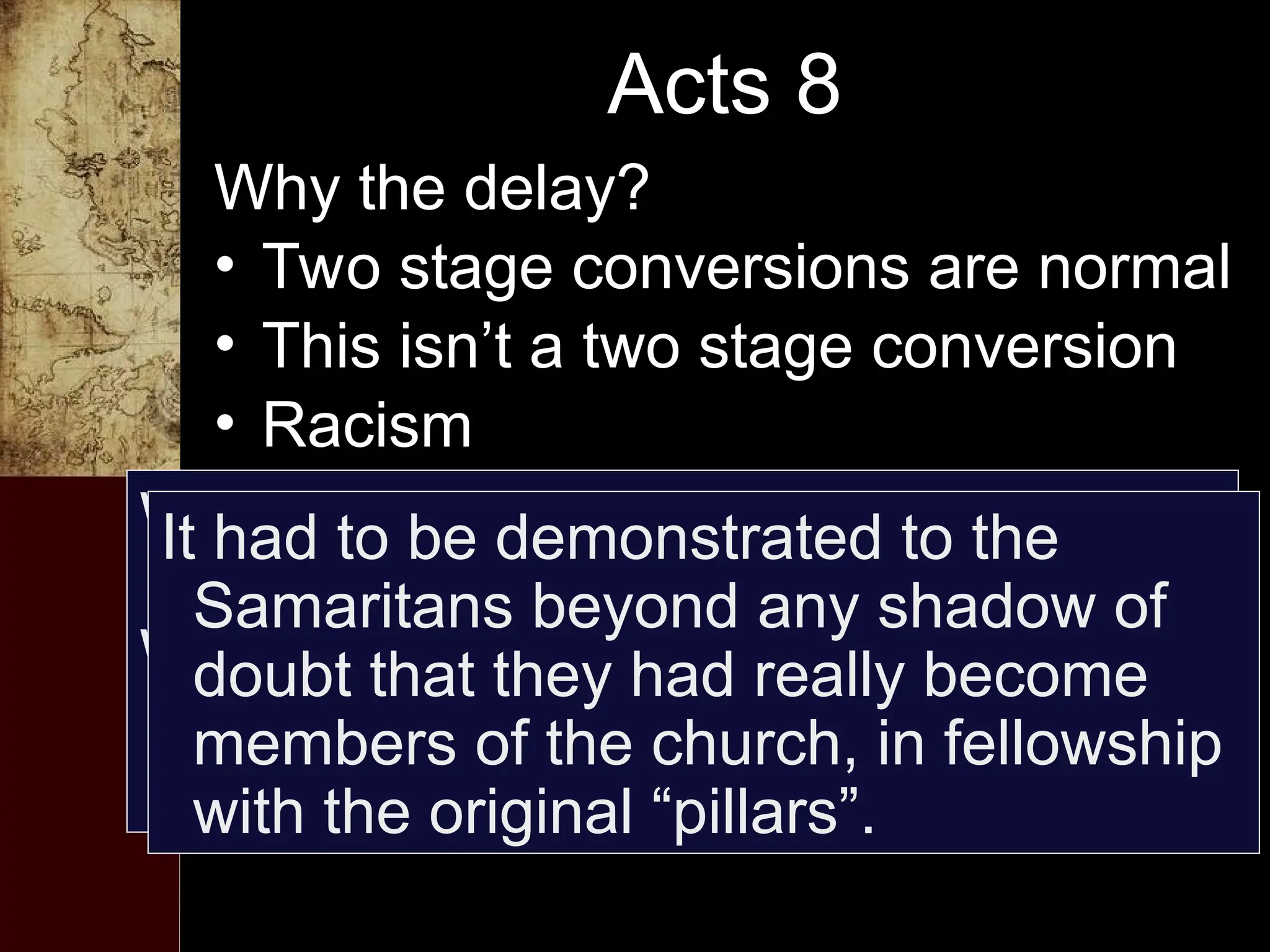 Acts chapter 8 - Persecution, Evangelization and Conversion | PPT