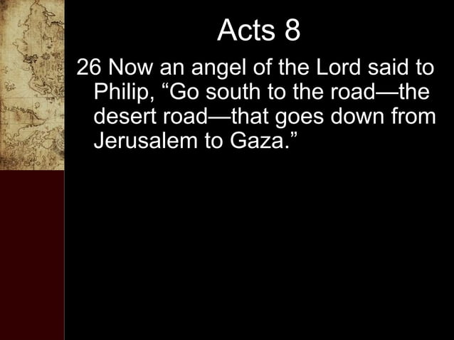 Acts chapter 8 - Persecution, Evangelization and Conversion | PPT