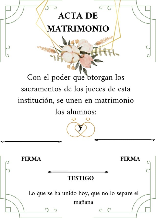 Formato De Acta De Matrimonio Acta De Matrimonio Juegos De Matrimonio Formato De Acta De Matrimonio Acta De Matrimonio Juegos De Matrimonio