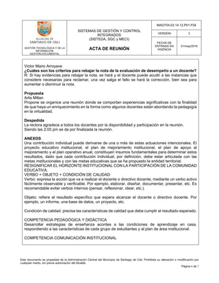 Acta de reunion acuerdos 1278 2020 | PDF