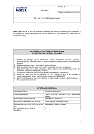Acta entrega de cargo (1).docx ejemplo 1 | DOCX