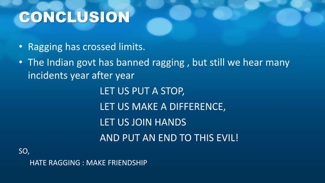 ACT AGAINST RAGGING ..pptx