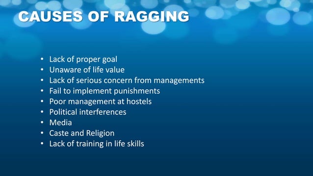 ACT AGAINST RAGGING ..pptx
