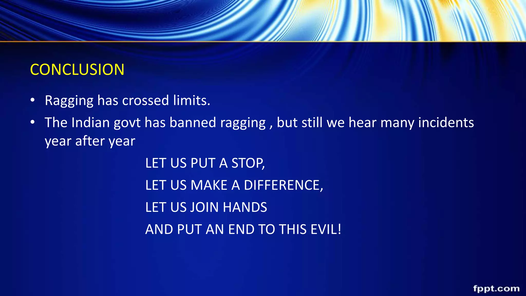 ACT AGAINST RAGGING.pptx